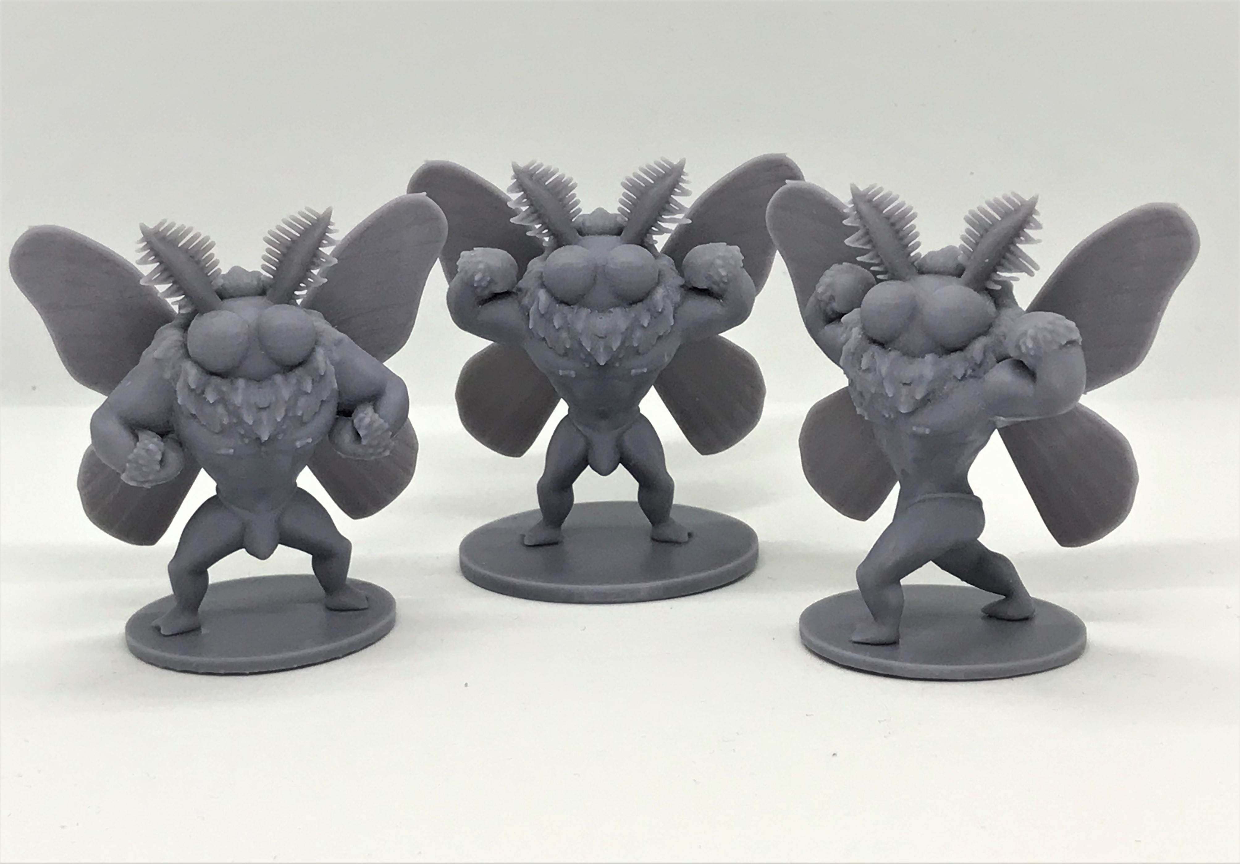 STL file Sexy Mothman Pose 1・Design to download and 3D print・Cults
