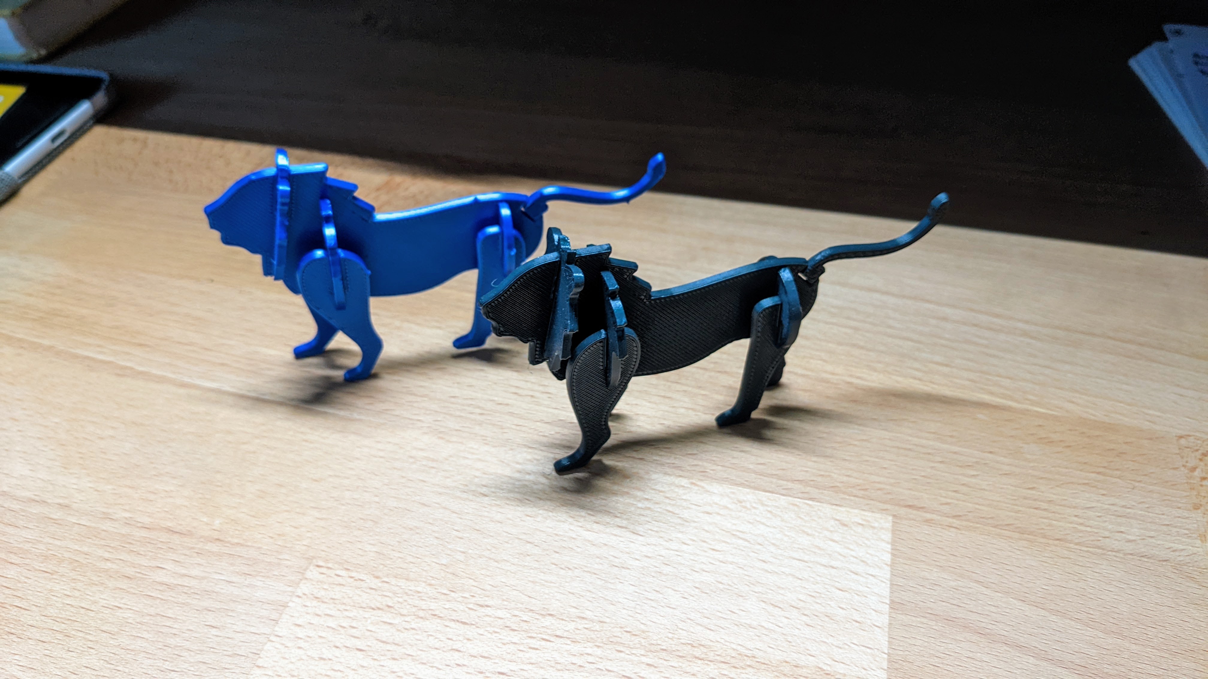 Free STL file Lion kit card・3D printing template to download・Cults