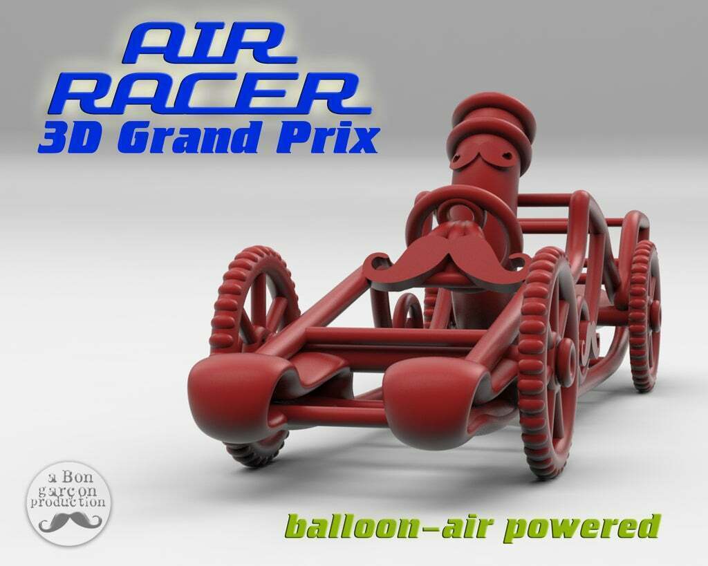 Archivo STL gratis AIR RACER -Speedster Oxygen V3-・Diseño imprimible en ...