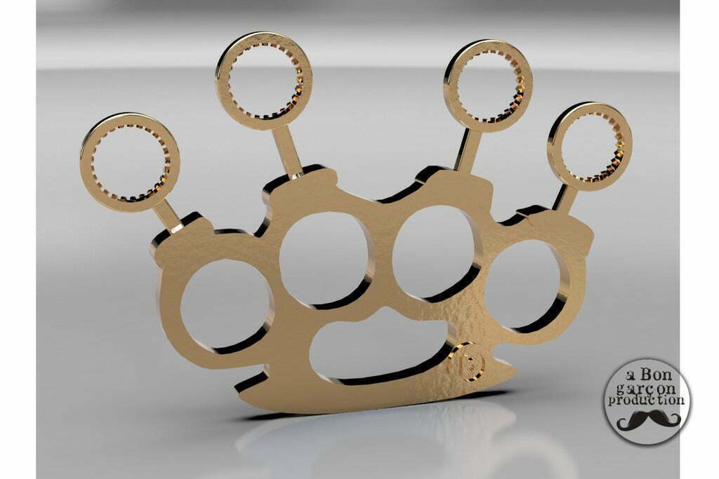 Бесплатный STL файл Knuckle-Buster BubbleBlower・3D-печатный объект для ...