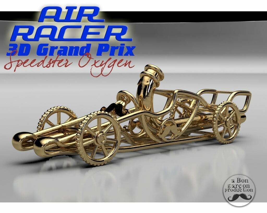 Free STL file AIR RACER -Speedster Oxygen V3- 🎈・3D printer design to ...