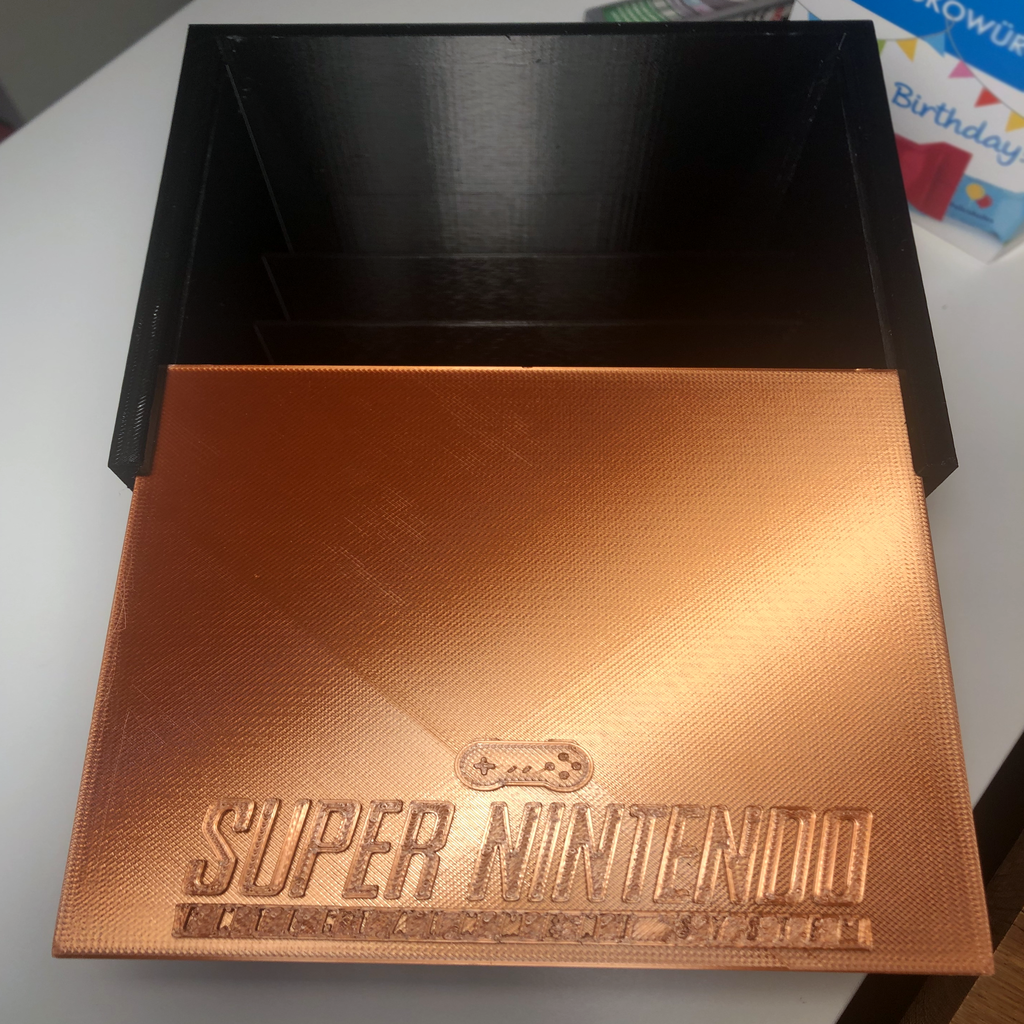 Free 3D file SNES 5 Games Box・Object to download and to 3D print・Cults