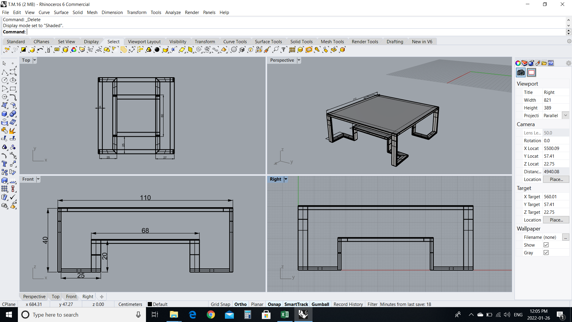 STL file Coffee Table 1024-1 3D model ☕・Design to download and 3D print ...