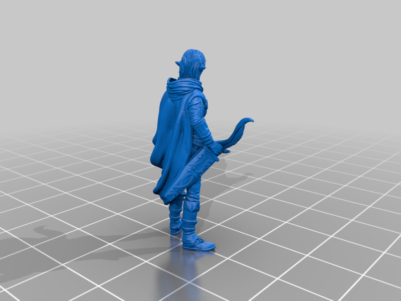 Free STL file Elf Girl Ranger・3D printer design to download・Cults
