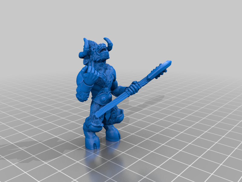 Free STL file Minotaur 👹・3D print object to download・Cults