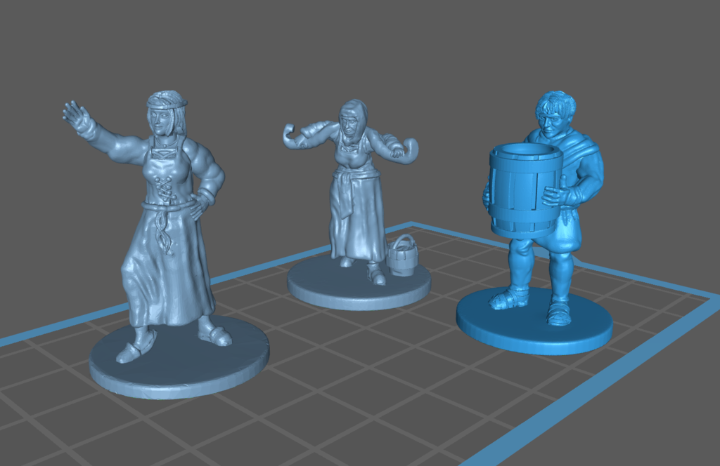 Free STL file Commoners for DnD・3D printing template to download・Cults