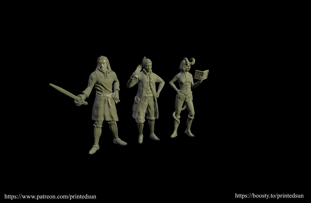 Free 3D file Simple characters pack 👾・3D printing model to download・Cults