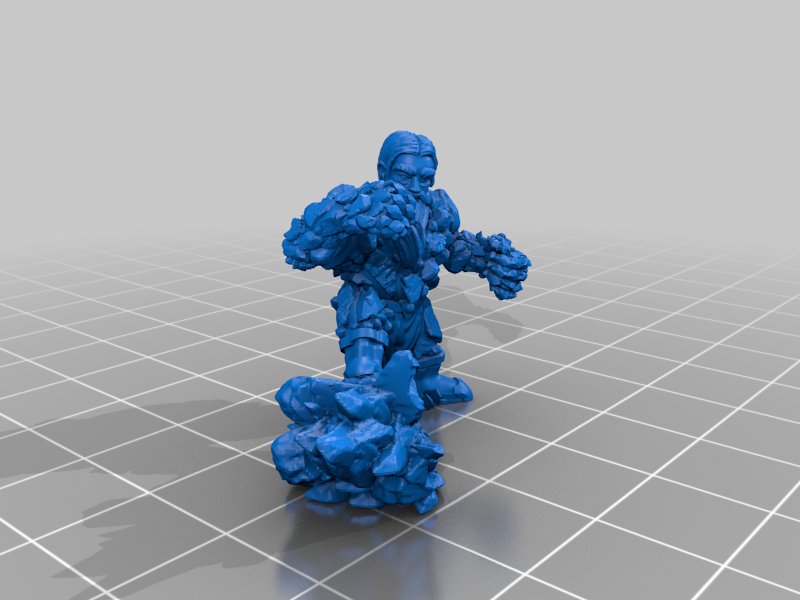 Free STL file Dwarf Stone Mage 🧙・3D printer model to download・Cults