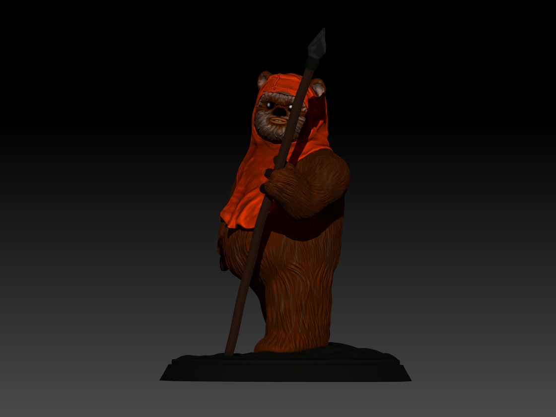 STL file Star Wars: Ewok - Wicket W. Warrick・Model to download and 3D ...