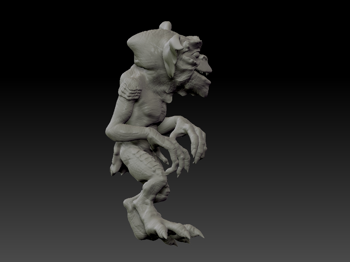 Archivo STL GREMLIN (Gremlins monster) 👹・Modelo de impresión 3D para ...