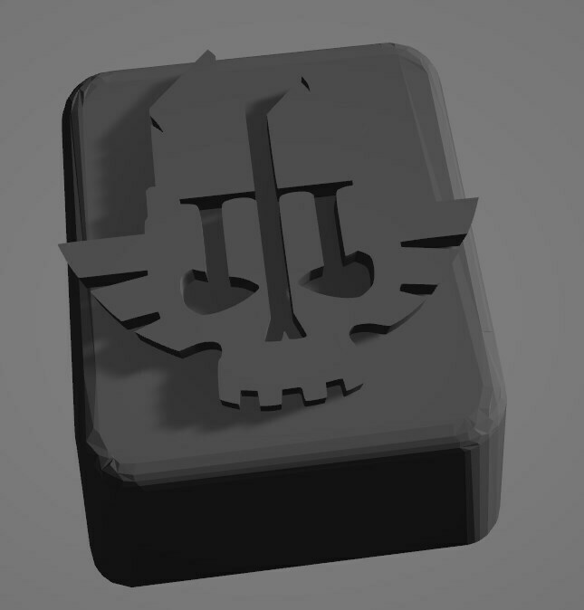 Free 3D file Warhammer Darktide Keycap ⚔・3D printing idea to download・Cults