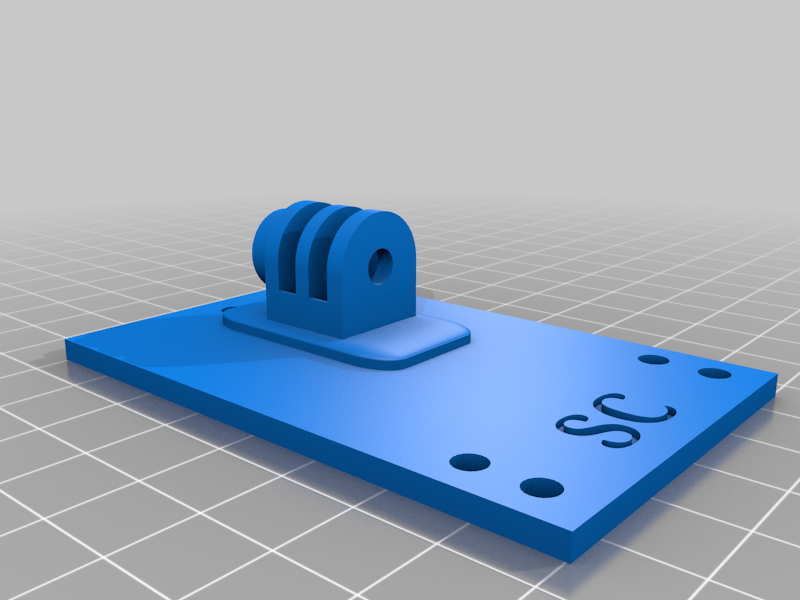 Free 3D file Back of hand GoPro Mount・3D printable design to download・Cults