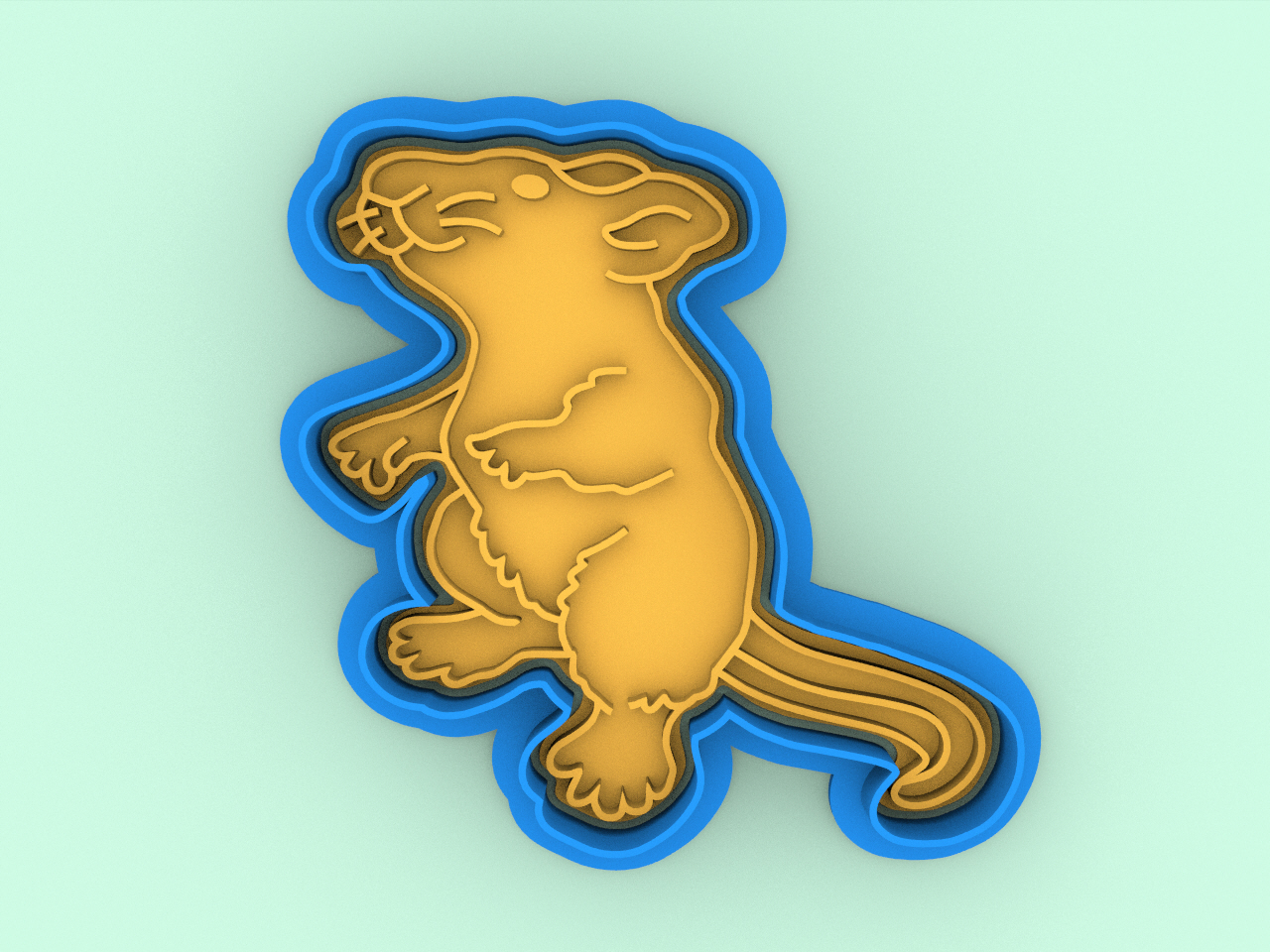 STL file MOUSE COOKIE CUTTER - MOUSE COOKIE CUTTER・3D printing idea to ...