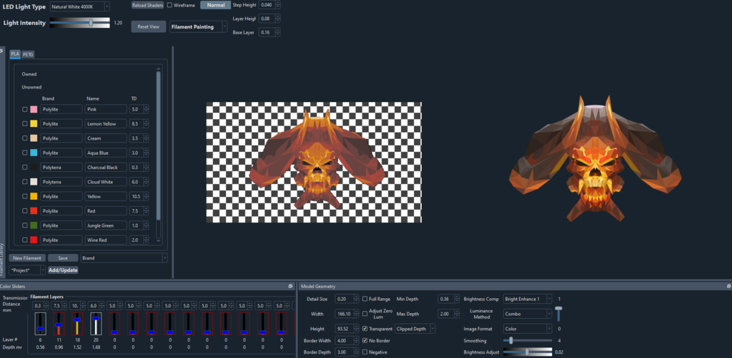 Free STL file HueForge Demon Skull・Model to download and 3D print・Cults