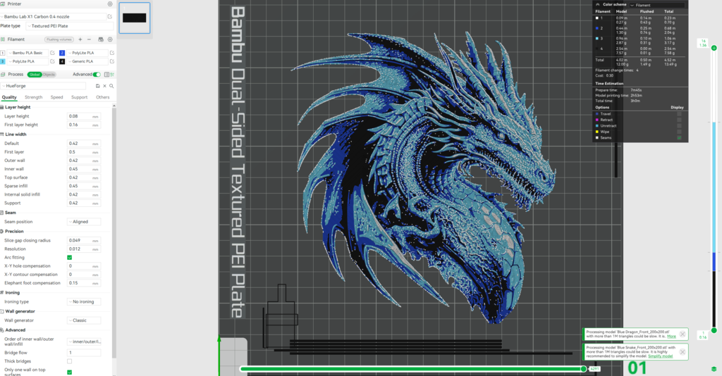 Free STL file HueForge Dragon 🐉・3D printing template to download・Cults