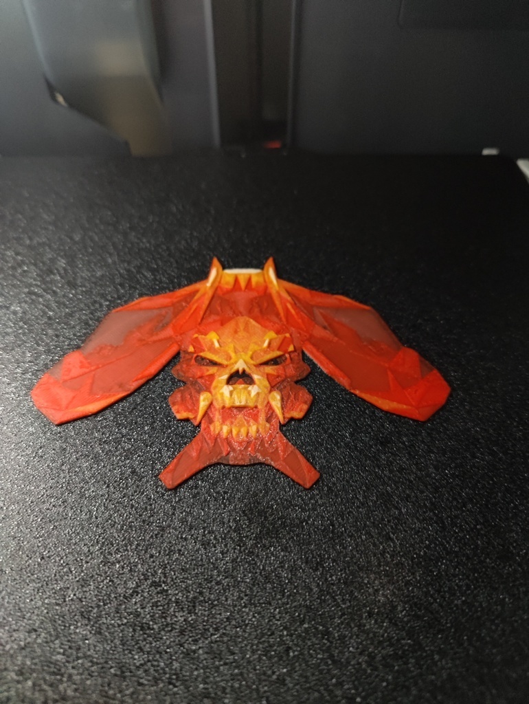 Free STL file HueForge Demon Skull・Model to download and 3D print・Cults