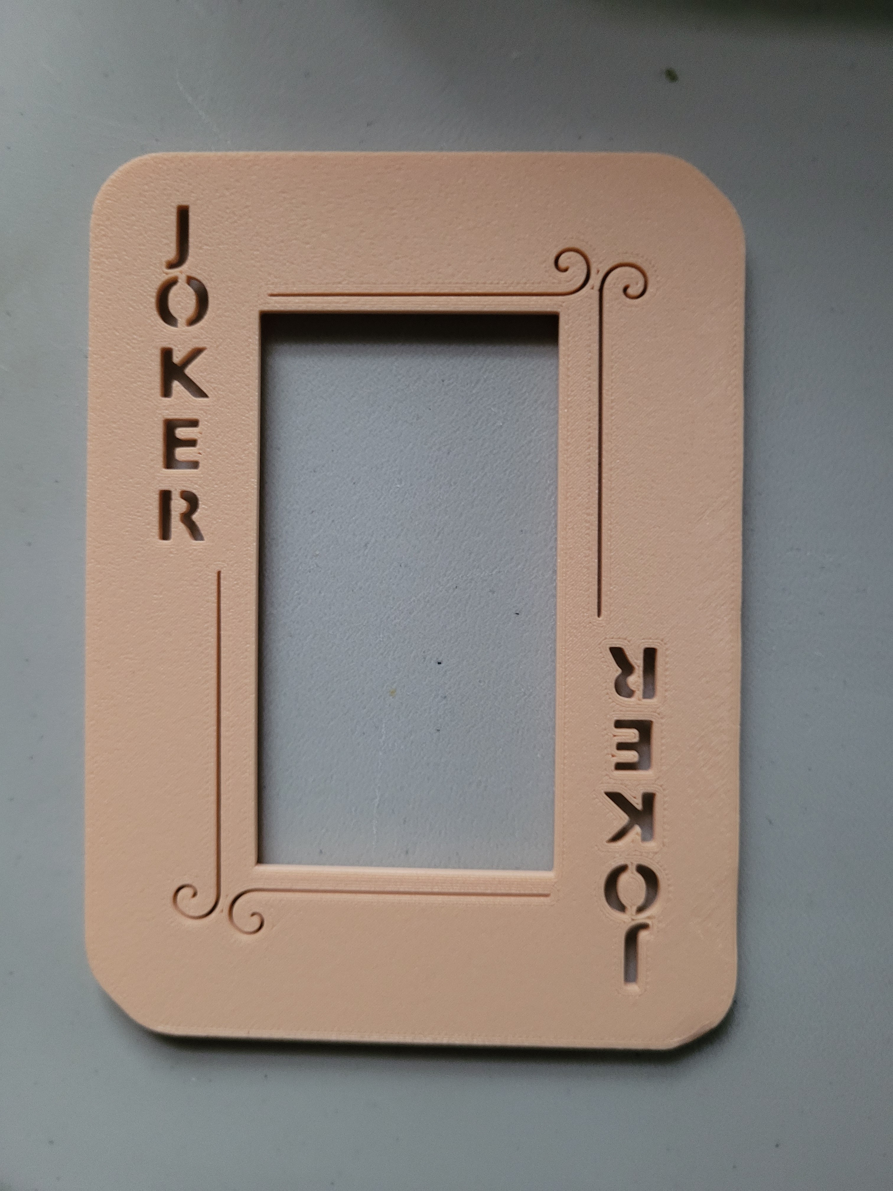 3D file Joker Playing Card・3D printing model to download・Cults