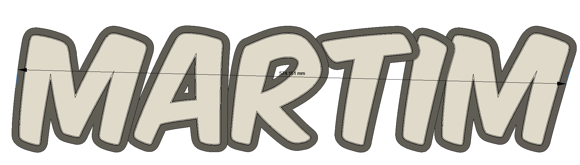 STL file NAMELED MARTIM 🎨・Model to download and 3D print・Cults