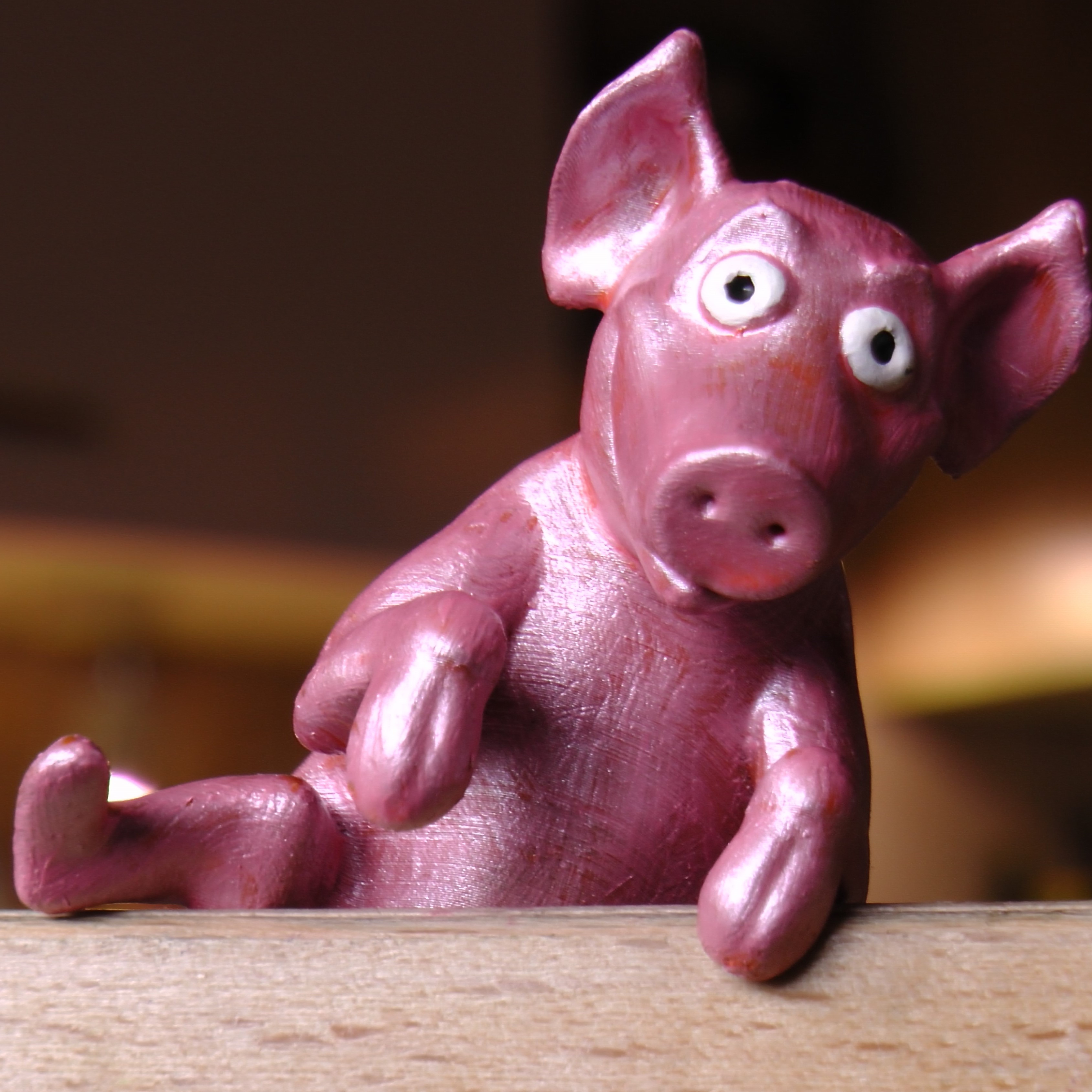 Free STL file cute little Pig・3D printable design to download・Cults