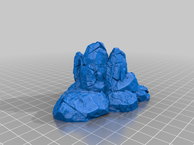 Archivo 3D gratis Muestra de Kickstarter - Colección Fantasy Rock ...