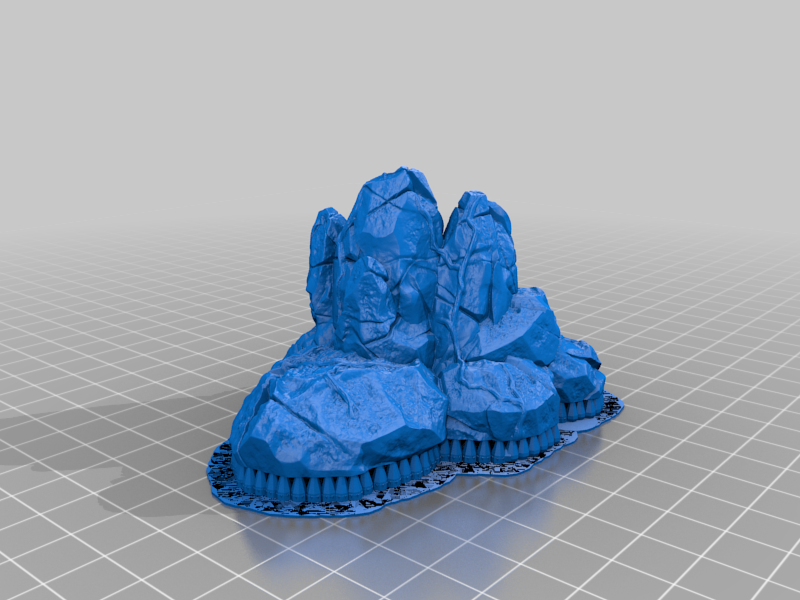 Free STL file Kickstarter Sample - Fantasy Rock Collection・Model to ...