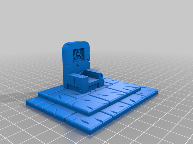 Fichier STL gratuit trône d'Erin・Objet pour imprimante 3D à télécharger ...