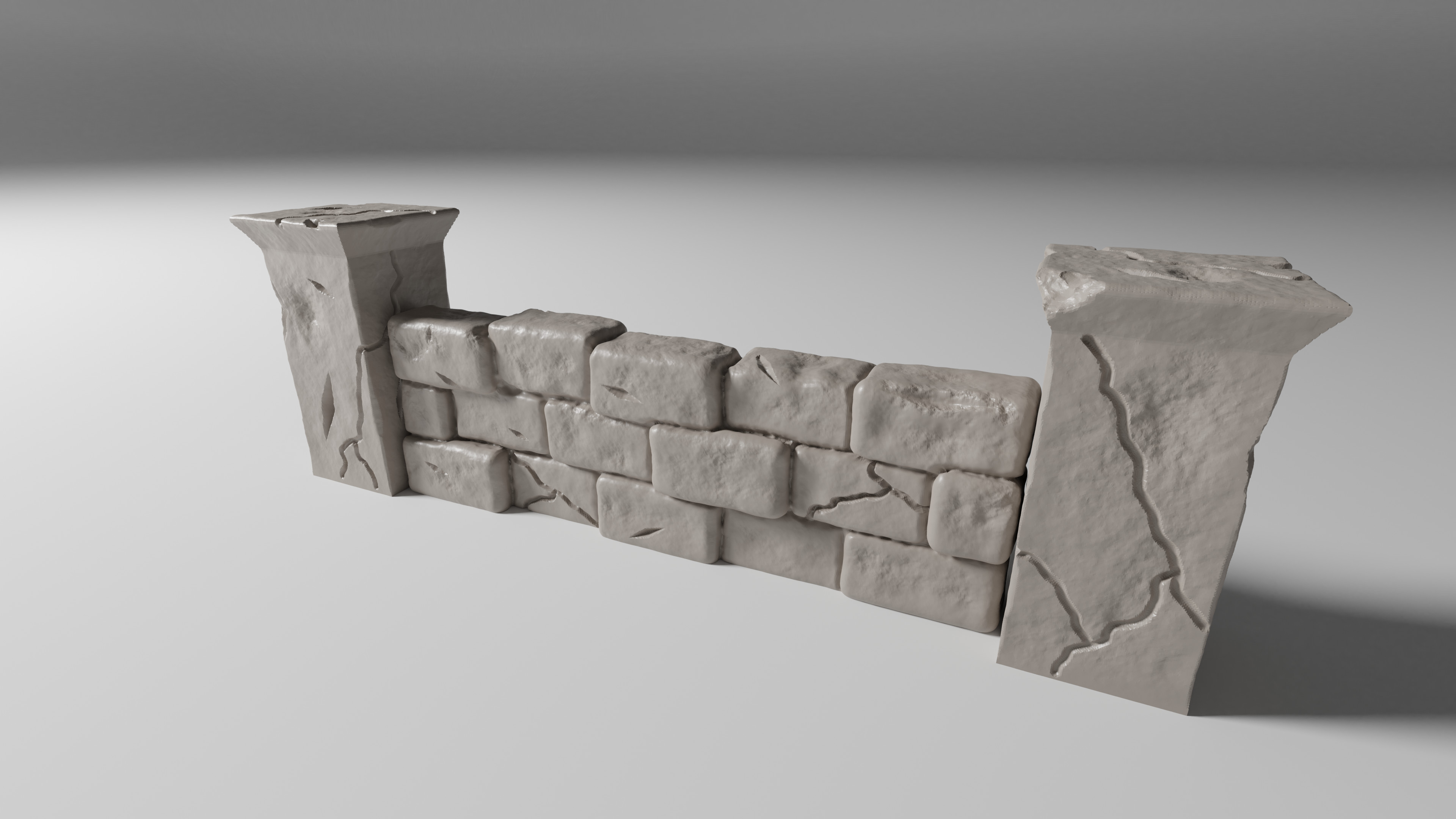 Файл STL стены - TABLETOP TERRAIN DND RPG SCATTER 🎲・3D-печатная модель ...