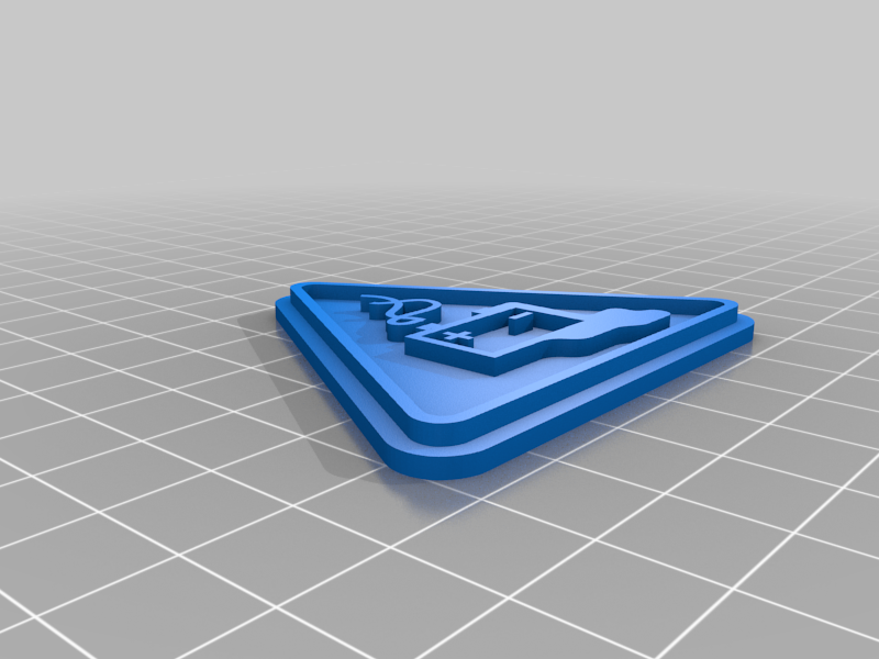 Free 3D file Danger Plate Achtung Batterie / Battery Platte・3D printing ...