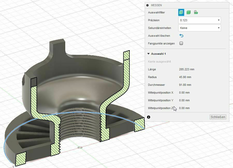 Free 3D file Abflusssieb Einsatz 90mm /Drain strainer with connection ...