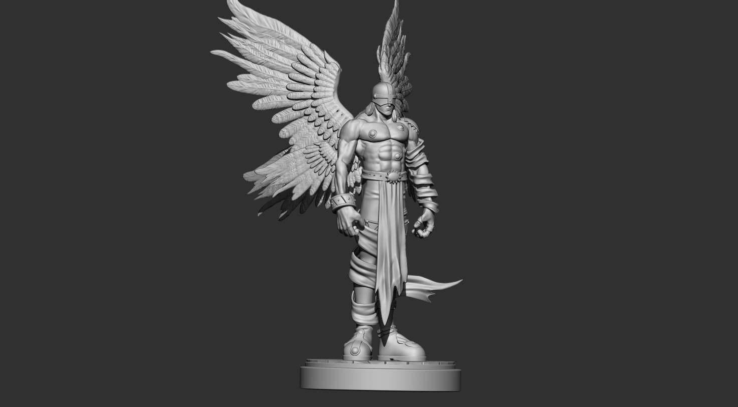 Archivo 3D Angemon fanart・Diseño imprimible en 3D para descargar・Cults