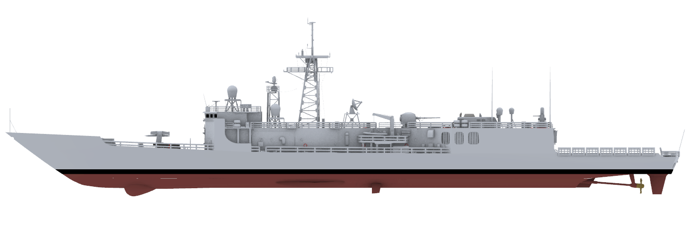 3D file MODERNIZED LEGENDARY EX US OLIVER HAZARD PERRY CLASS FRIGATE 3D ...