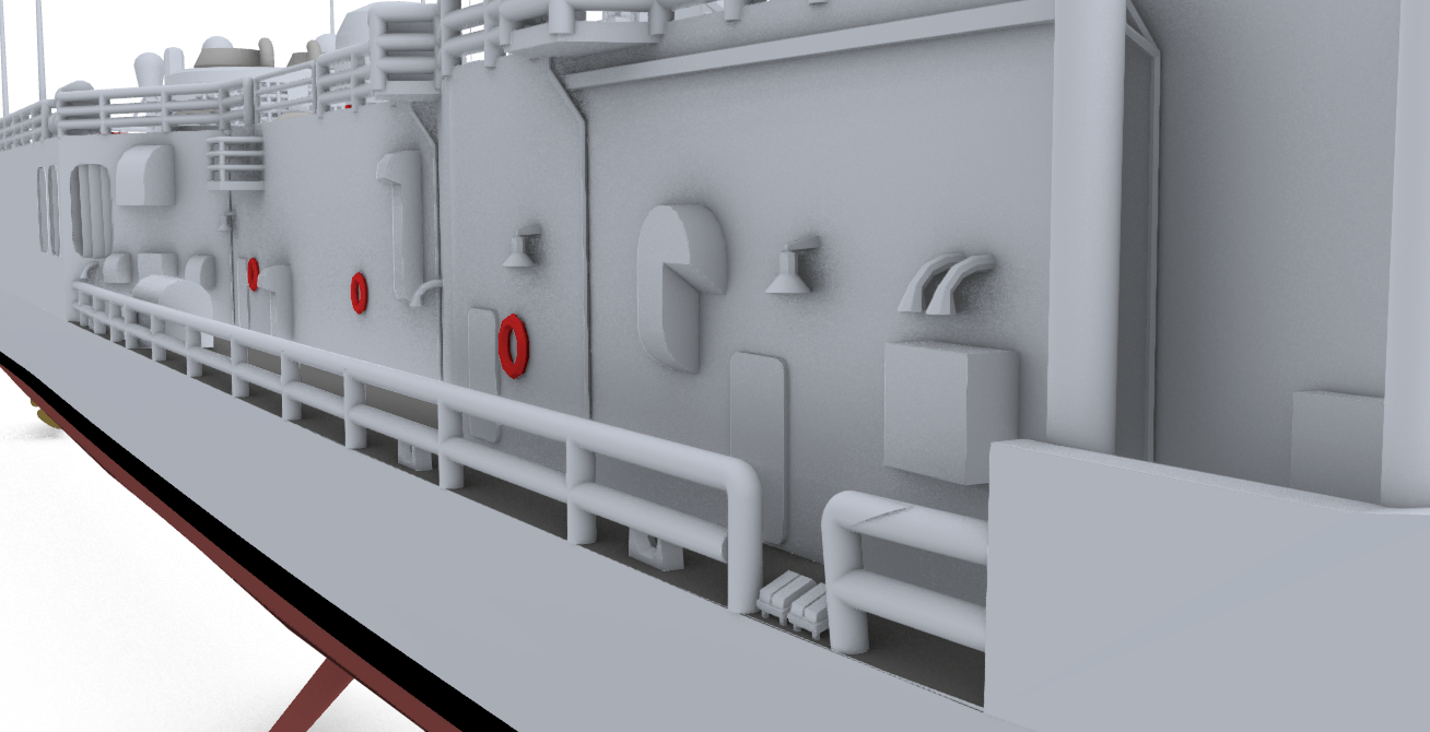 3D file MODERNIZED LEGENDARY EX US OLIVER HAZARD PERRY CLASS FRIGATE 3D ...