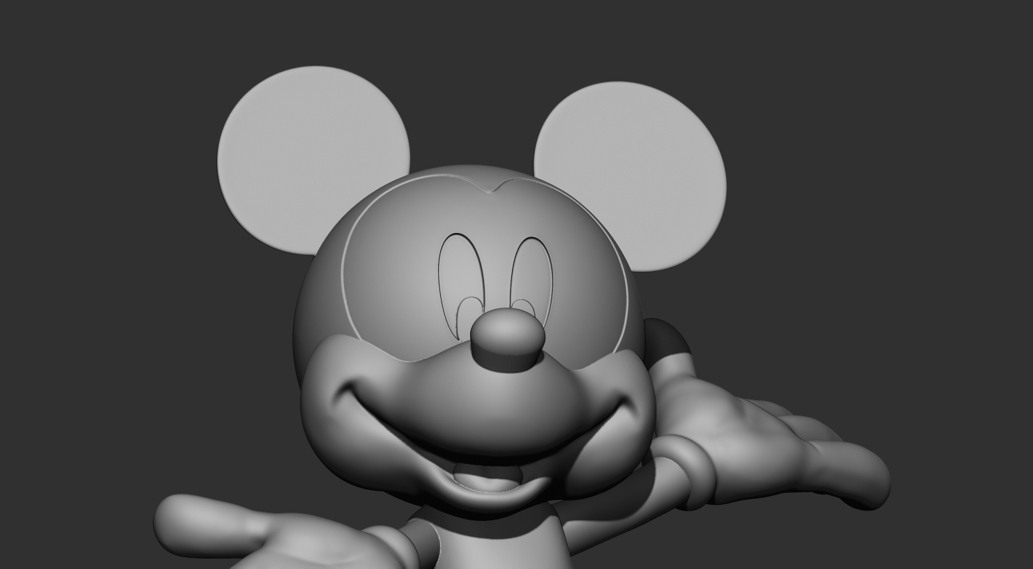 3D file Mickey Mouse・3D printer model to download・Cults