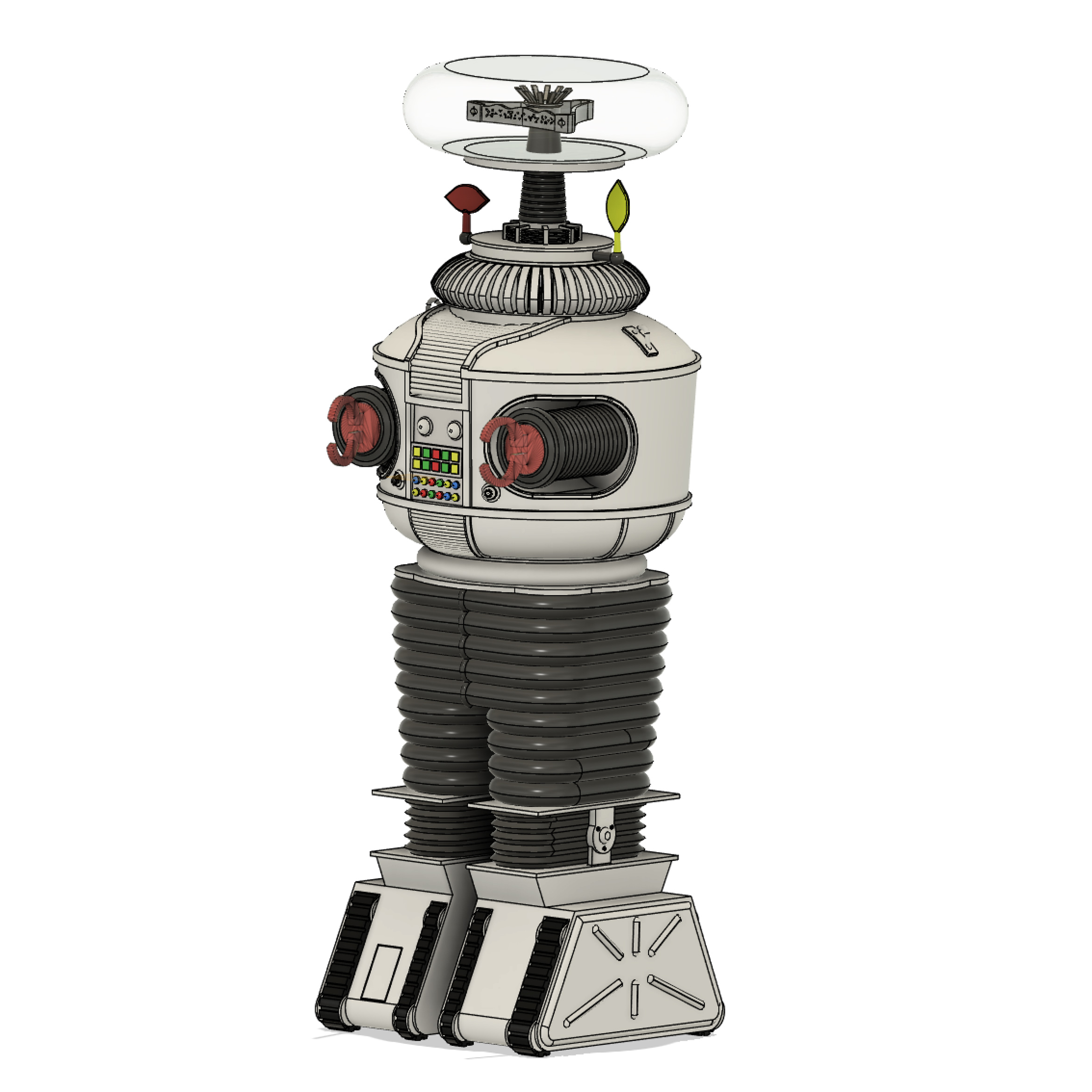 3D file Multicolor Robot B9 specific for 3D printing 🤖・3D printing ...