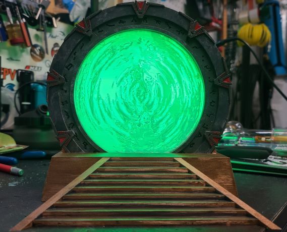 Free 3D file Stargate Event Horizon Lithophane 🎲・3D printing design to ...