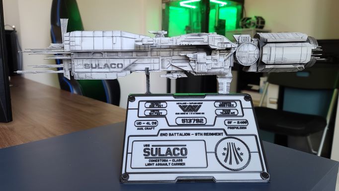 Free 3D file USS Sulaco Stand 🚗・3D print design to download・Cults