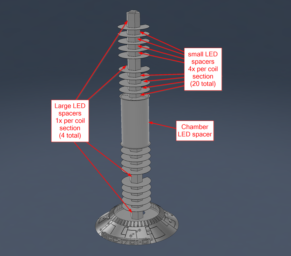 Free 3D file NCC-1701-D Enterprise Warp Core Reactor 🖖・3D printable ...