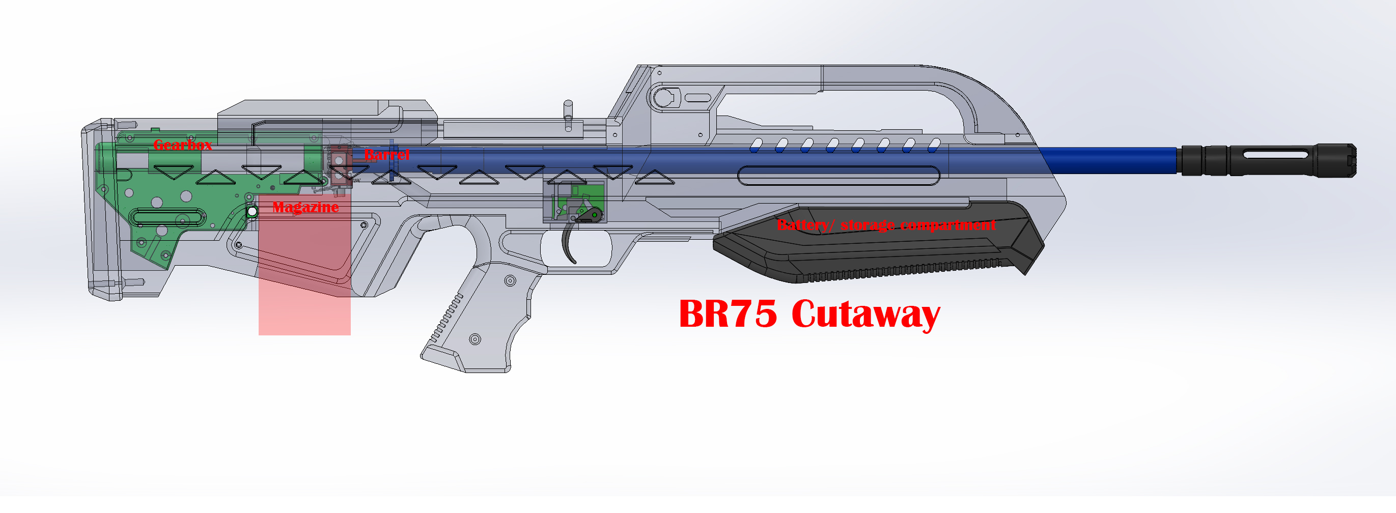 3D file BR 75 Airsoft・3D printer design to download・Cults