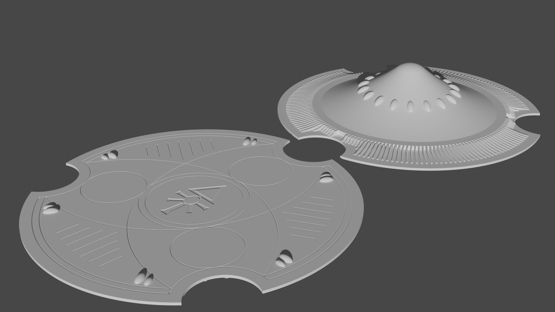 STL-Datei Eldar Landing Platform・3D-druckbares Modell zum Herunterladen ...