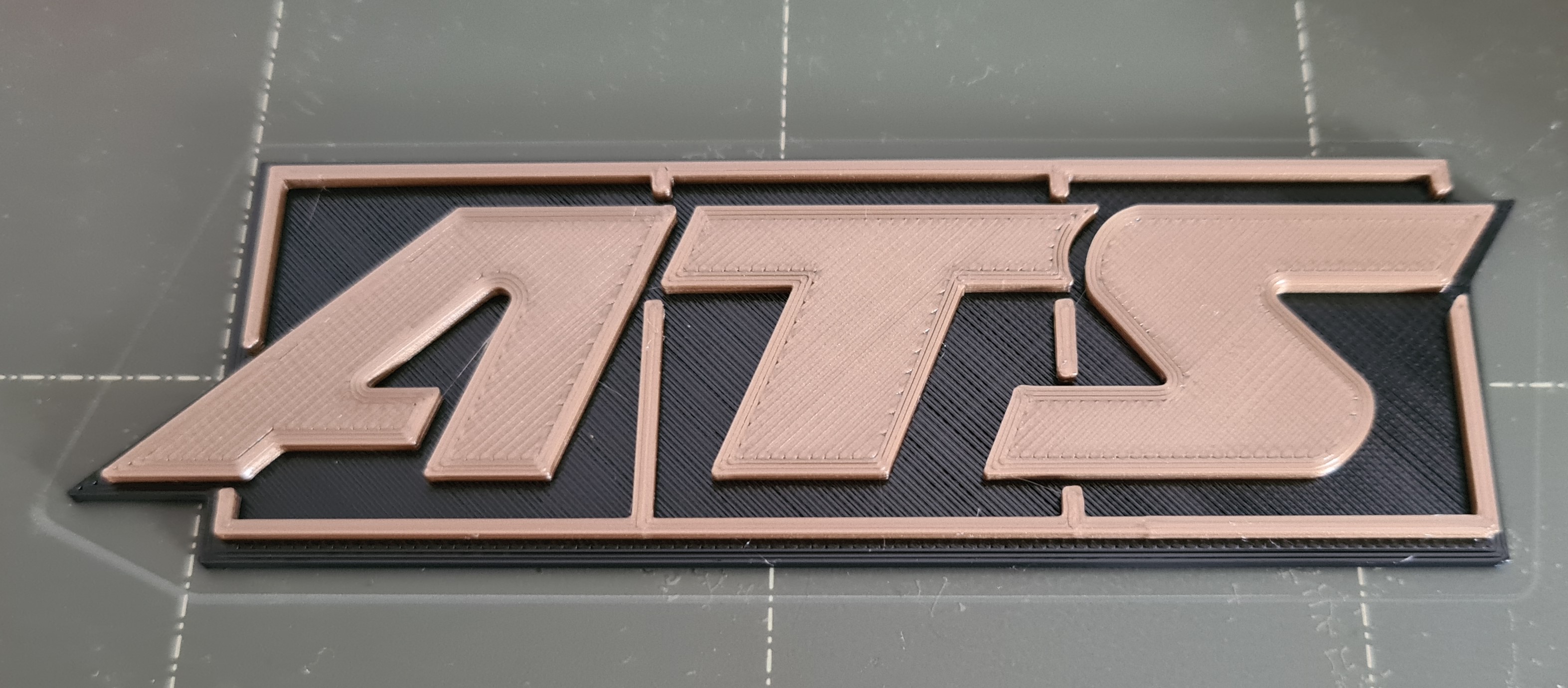 Archivo STL Logotipo de ATS 💭・Plan imprimible en 3D para descargar・Cults