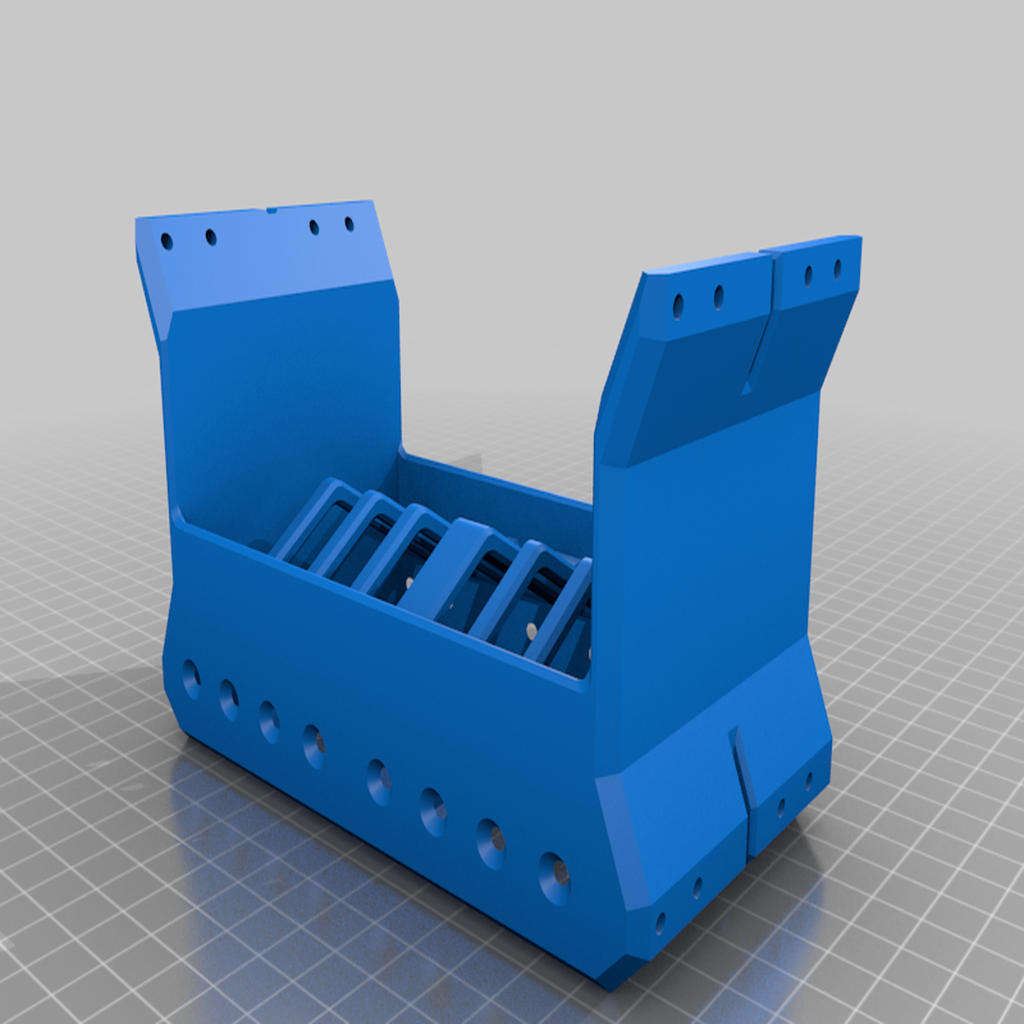 Free 3D file 8x 2.5" HDD/SDD tray for dual 5.25" bay internal・3D ...