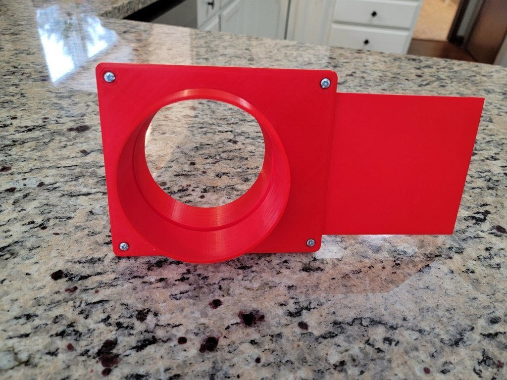 Free STL file Dust Collector Blast Gate (4-inch) 🌬️・3D print design to ...