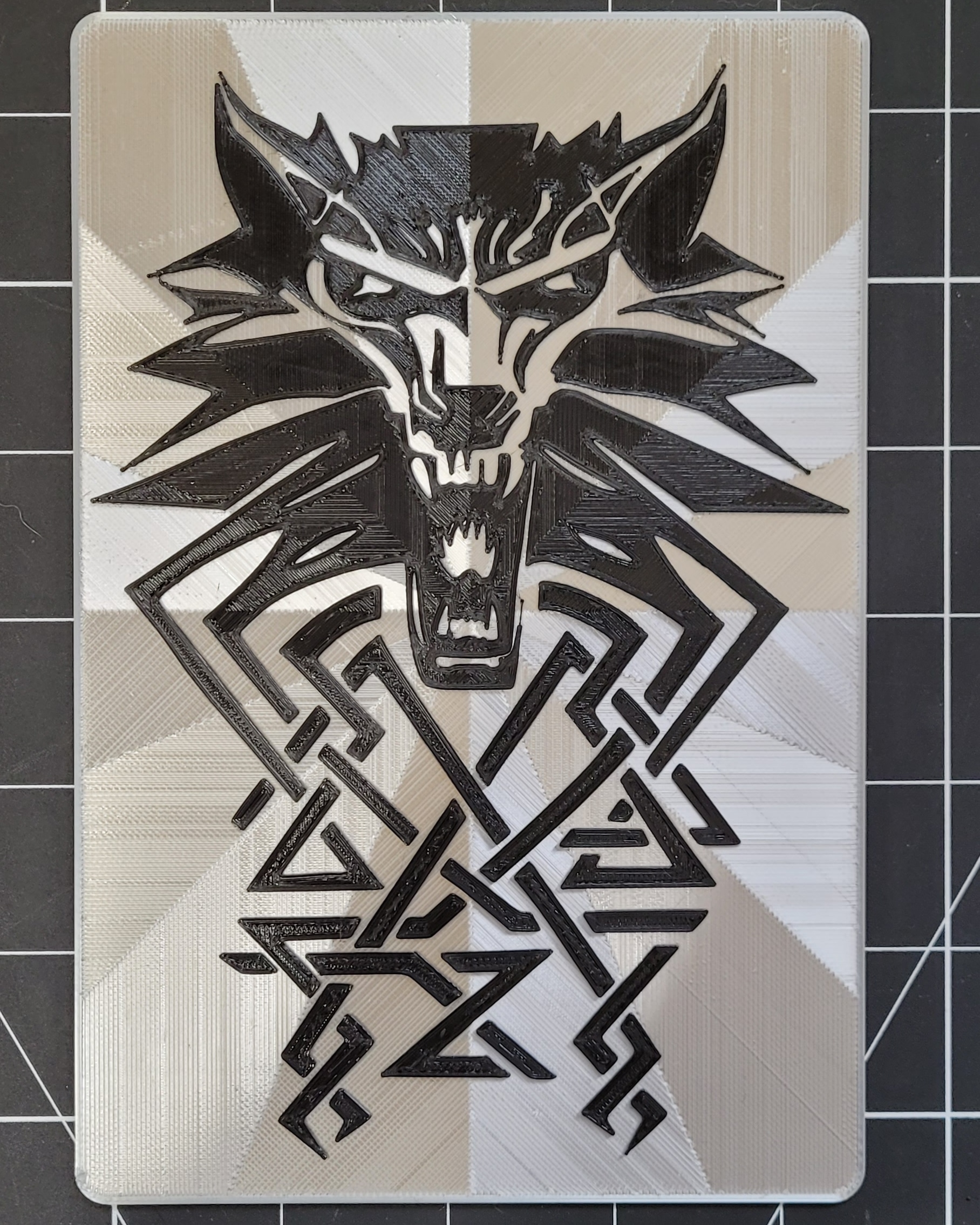 Free STL file The Witcher Wolf Wall Art・Template to download and 3D ...