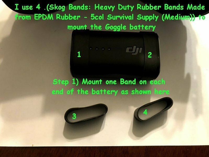 Archivo 3D gratuito Soporte de batería para gafas DJI・Idea de impresión ...