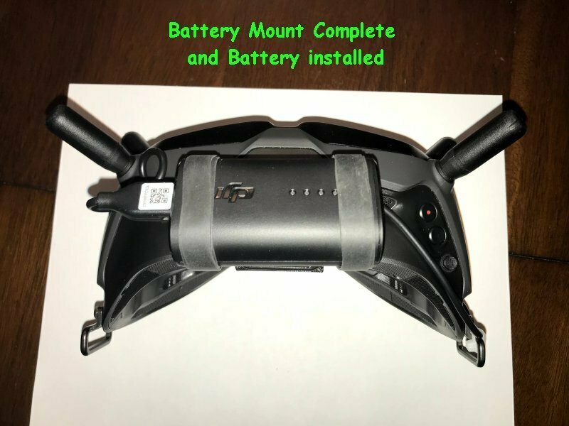 Free 3D file DJI Goggle Battery Mount 🔋・3D printable object to download ...