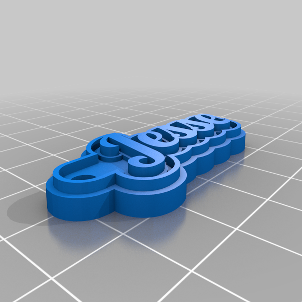 Free 3D file Jesse_Keychain・3D printing model to download・Cults