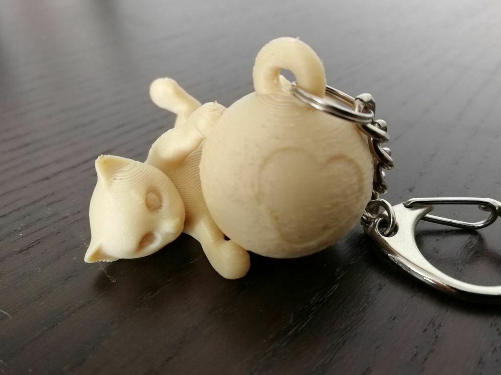 Free 3D file Pluto Cat Keychain・3D printer design to download・Cults