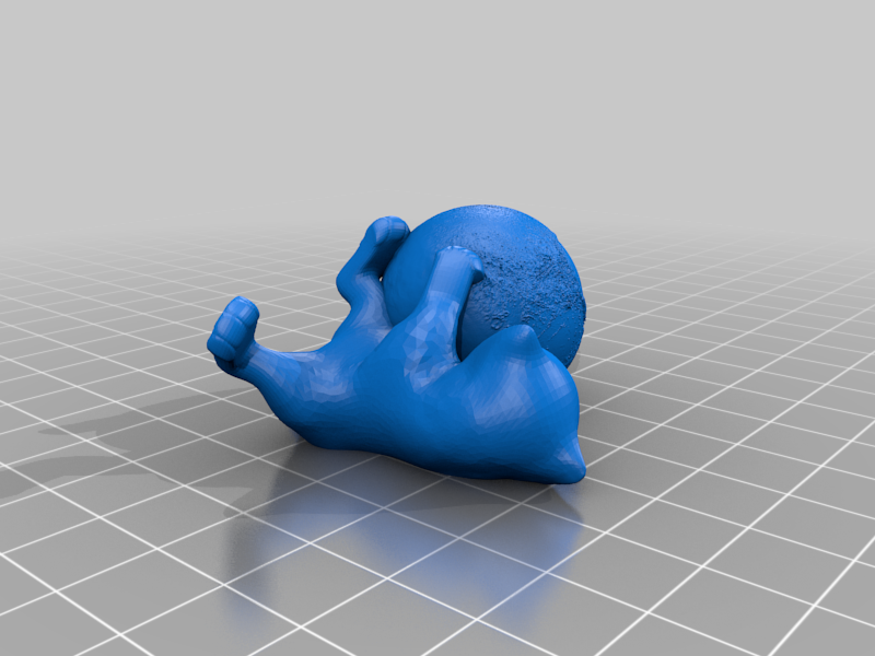 Free 3D file Pluto Cat Keychain・3D printer design to download・Cults