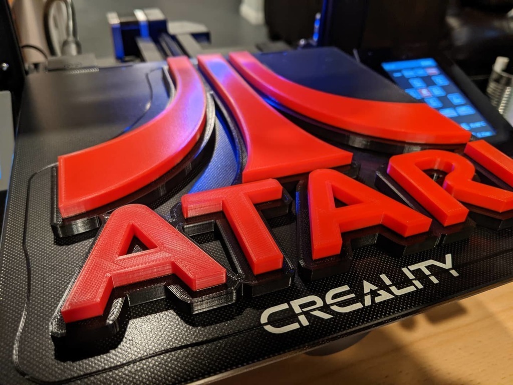 Free 3D file Atari Logo HD Reinforced 🎲・3D printable design to download ...