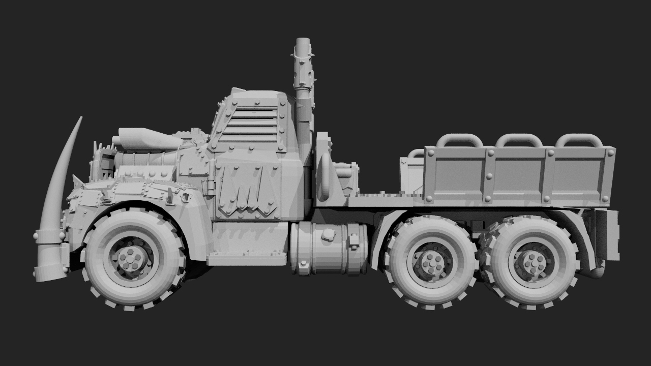Free 3MF file Ork Trukk ⚔・Design to download and 3D print・Cults